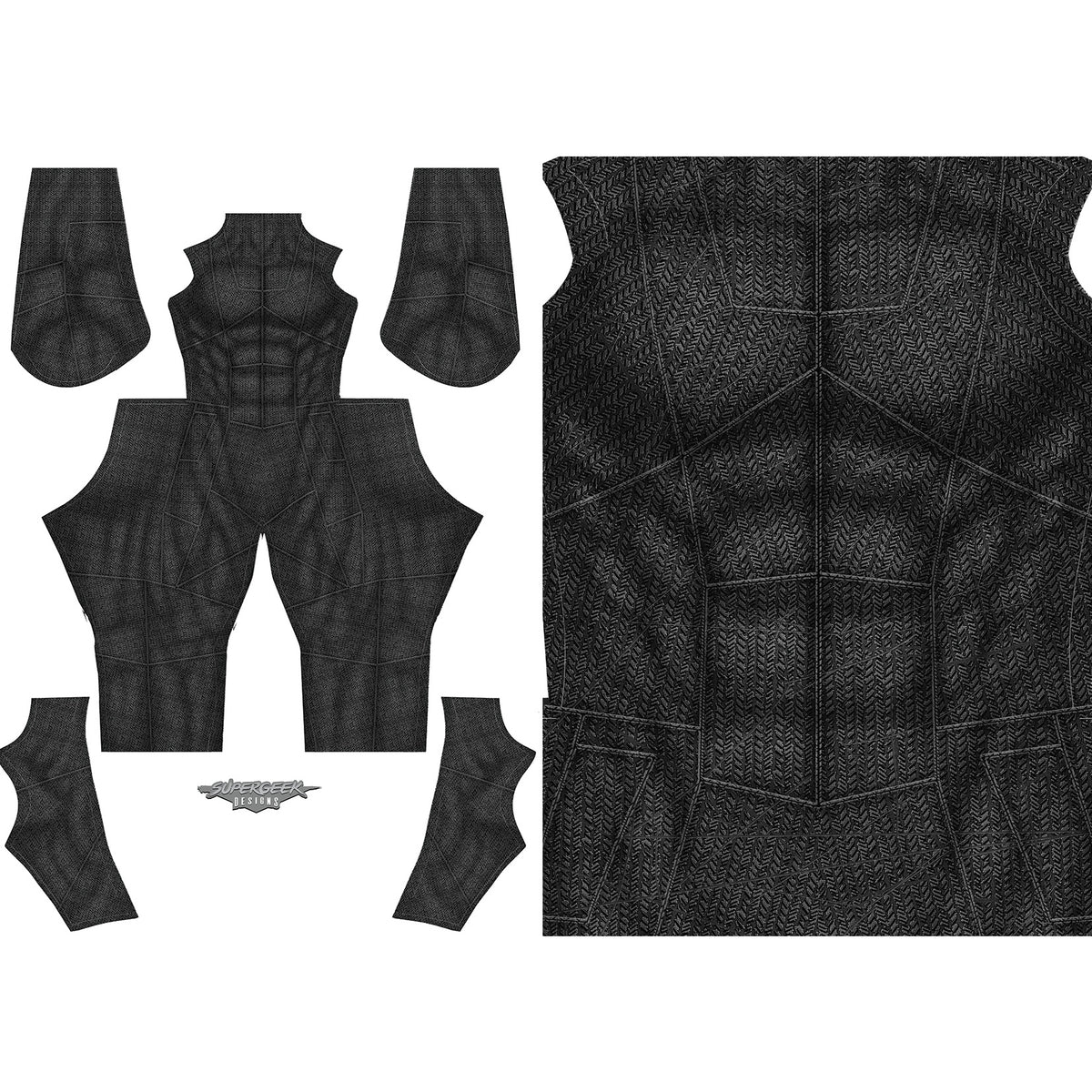 BATMAN DAWN of JUSTICE (2022 updated design) bodysuit – SupergeekDesigns